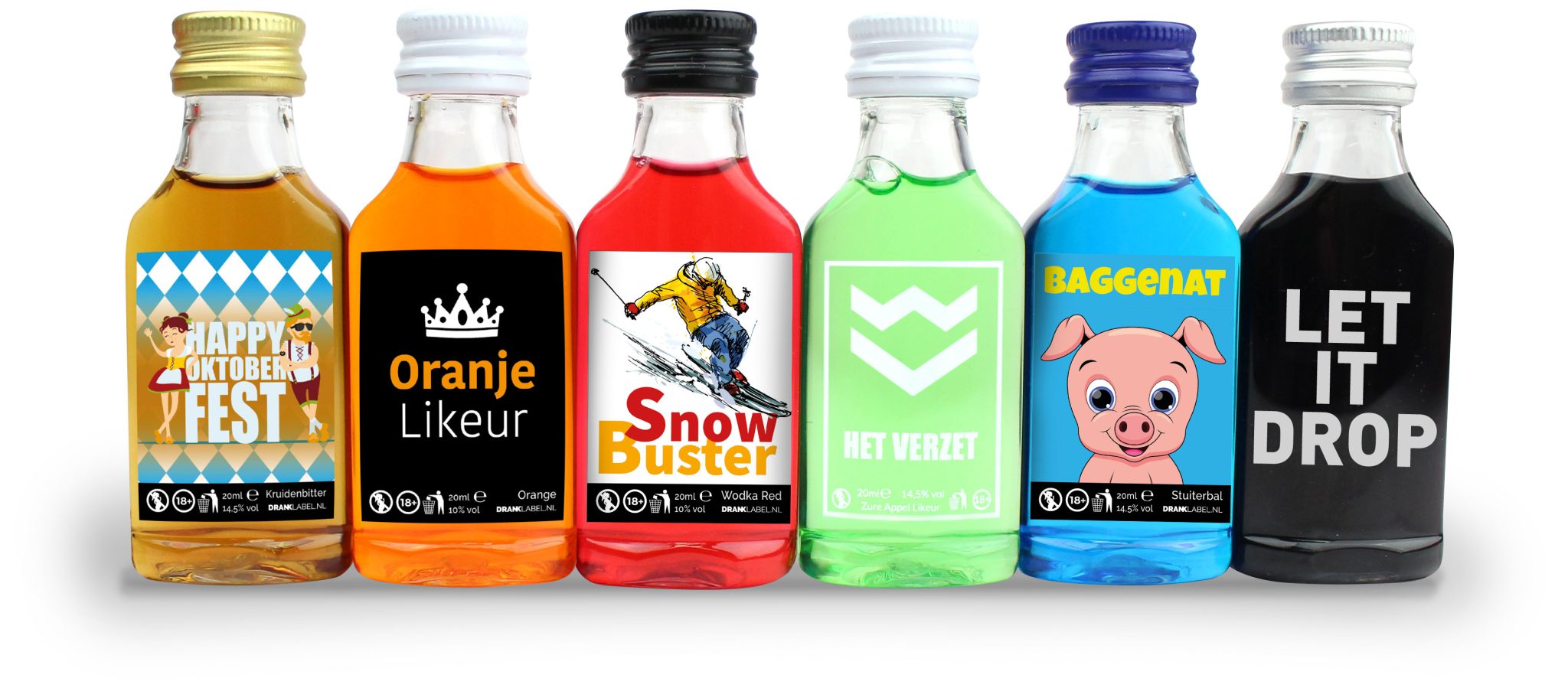 Shotjes met eigen etiket – zo werkt het stap voor stap